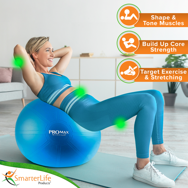 PRO MAX Series Exercise Ball - By SmarterLife | SmarterLife Products LLC